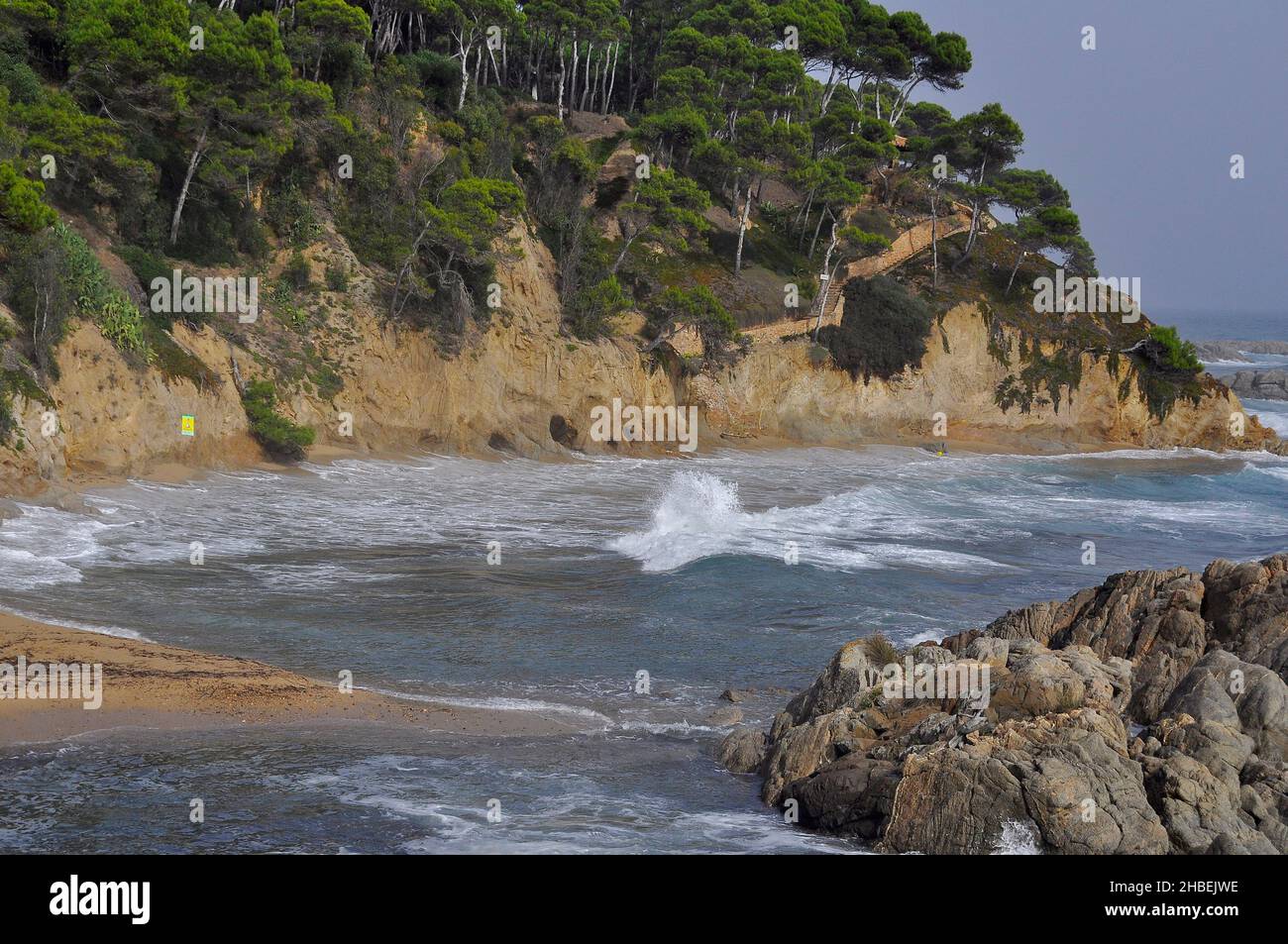Cami de la ronda coastal path Costa Brava Catalunya Spain Stock Photo ...