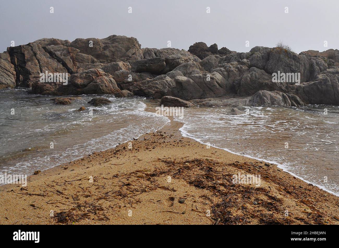 Cami de la ronda coastal path Costa Brava Catalunya Spain Stock Photo ...