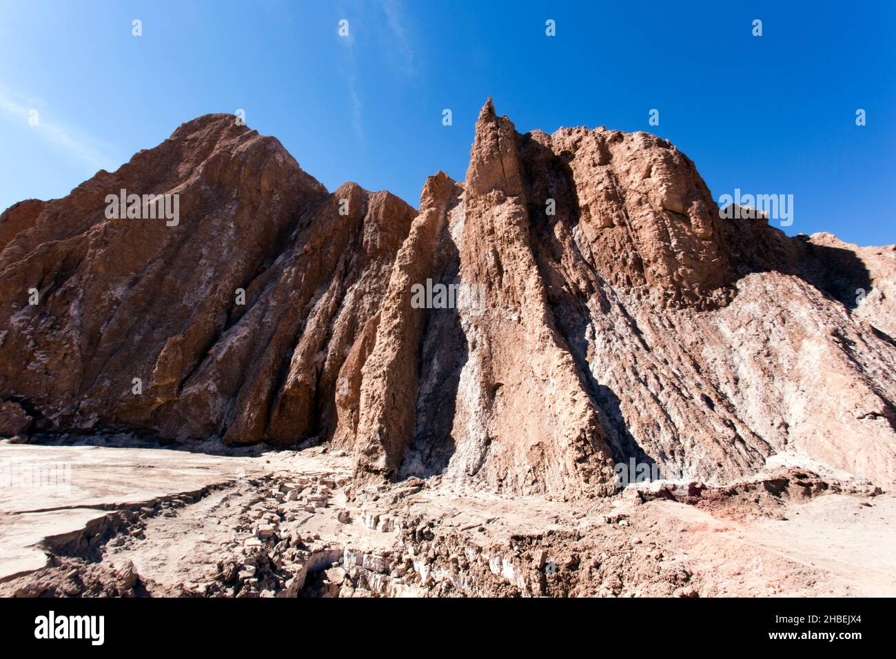 View of Mars valley landscape in north of Chile Stock Photo - Alamy