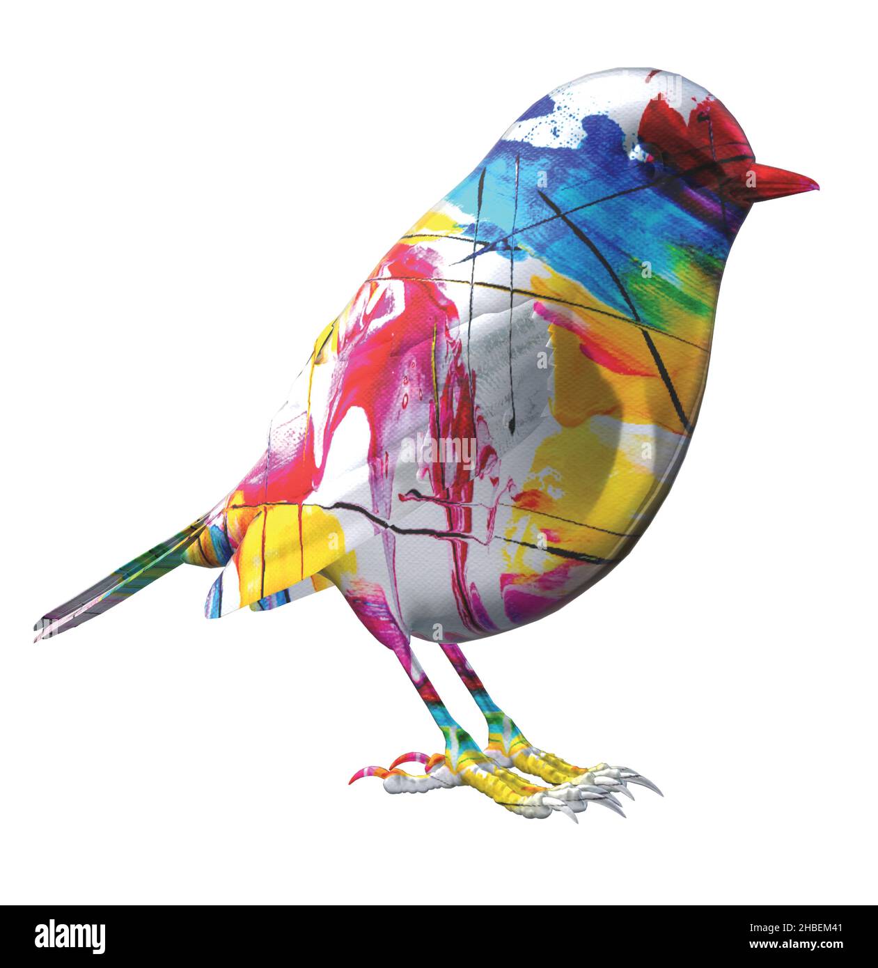 Paint Platter Bird Decoration Figurine Statue Stock Vector Image & Art ...