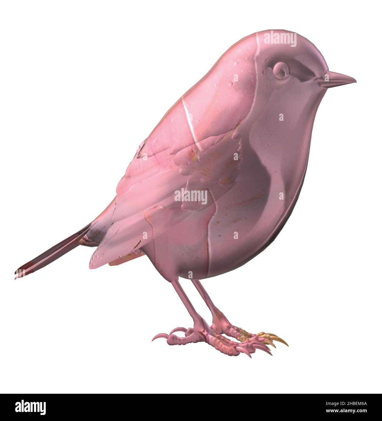 Statue And The Birds Cut Out Stock Images & Pictures - Alamy