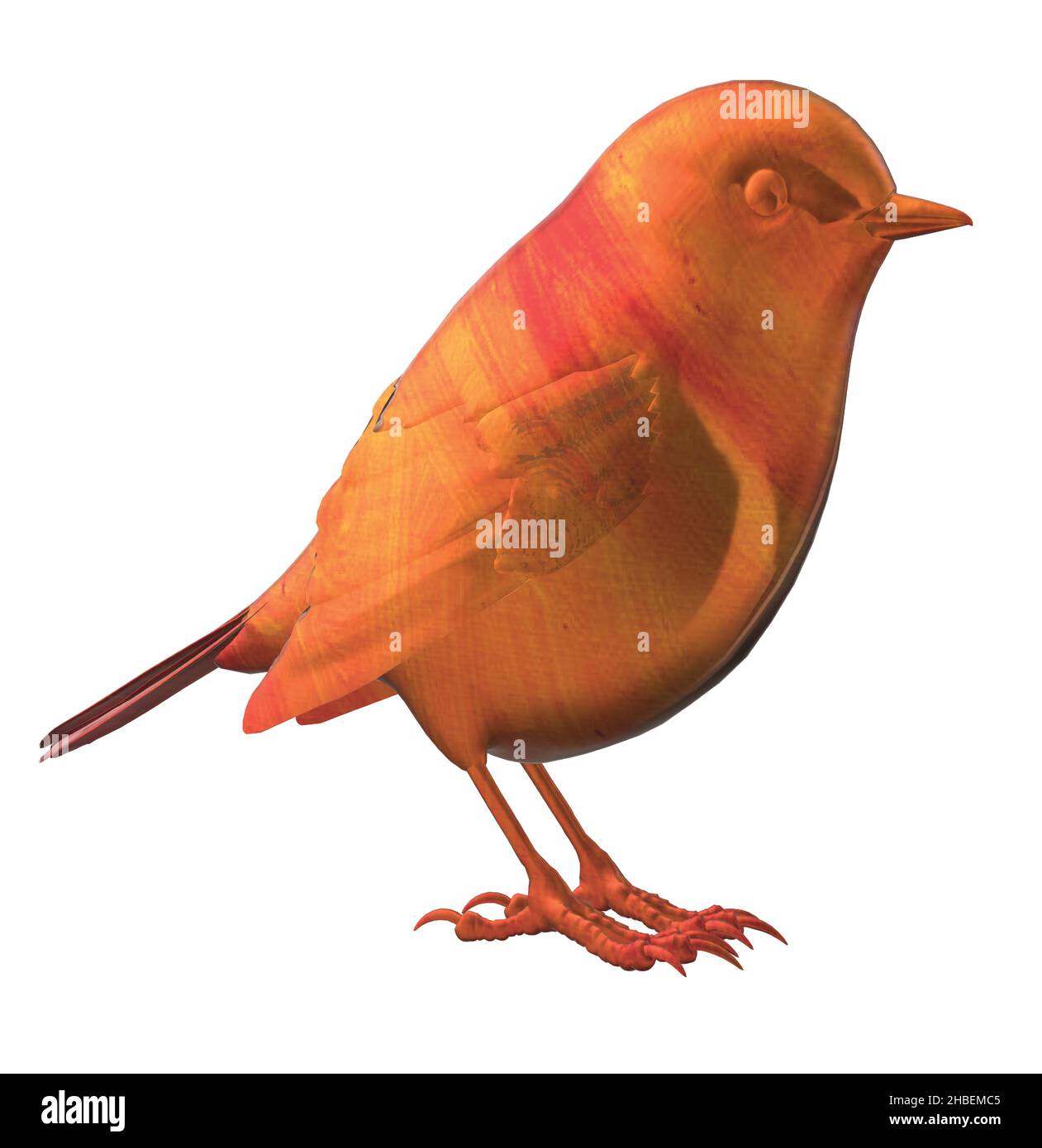 Red Orange Bird Decoration Figurine Statue Stock Vector Image & Art - Alamy