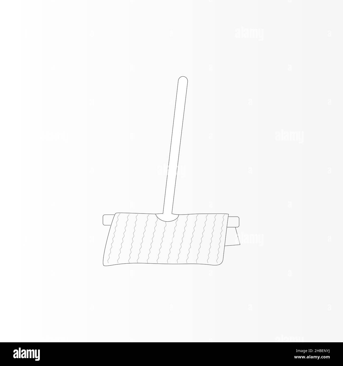 Mop for floor cleaning flat vector icon Stock Vector Image & Art - Alamy