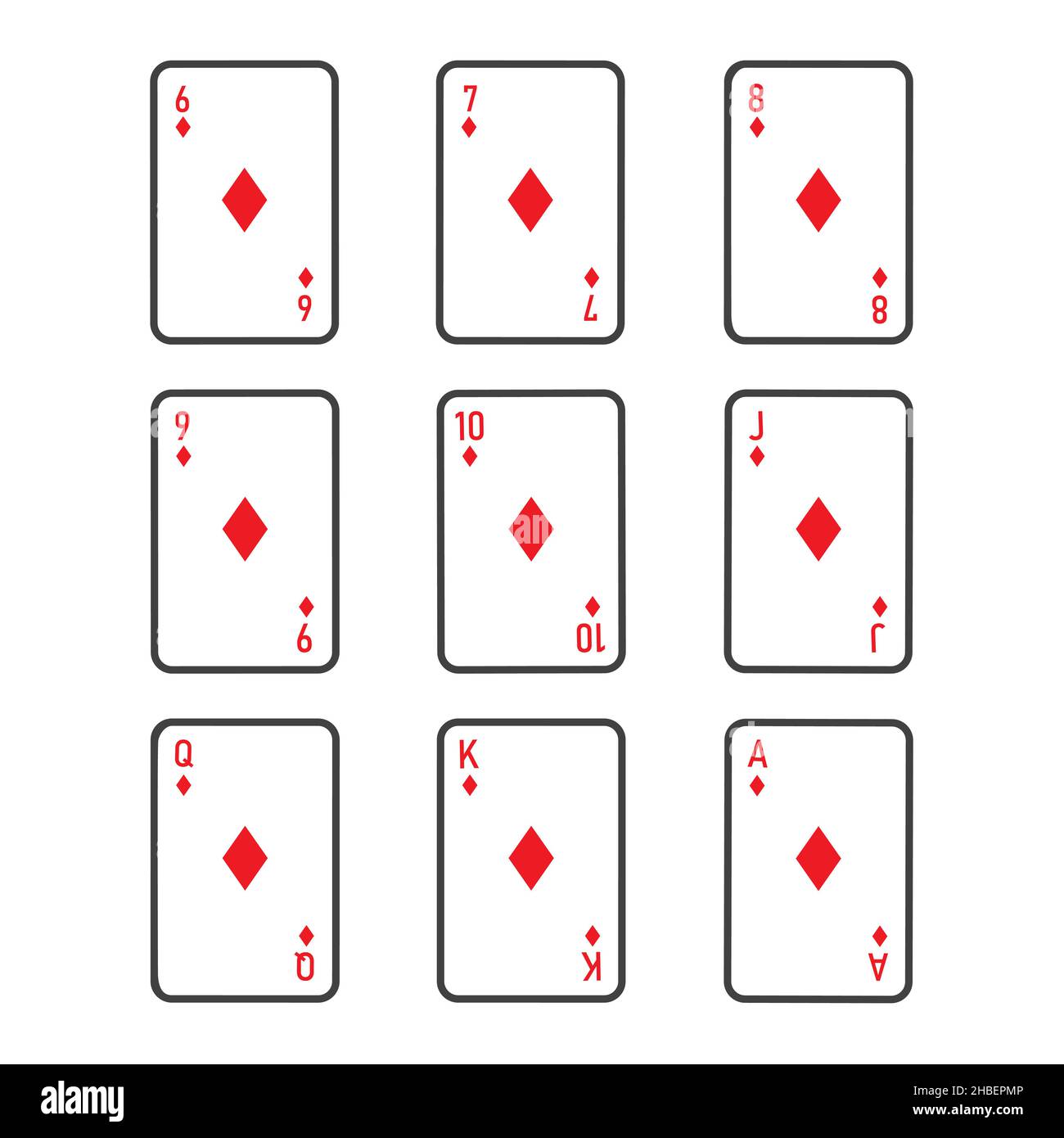 Ten of diamonds playing card hi-res stock photography and images - Alamy