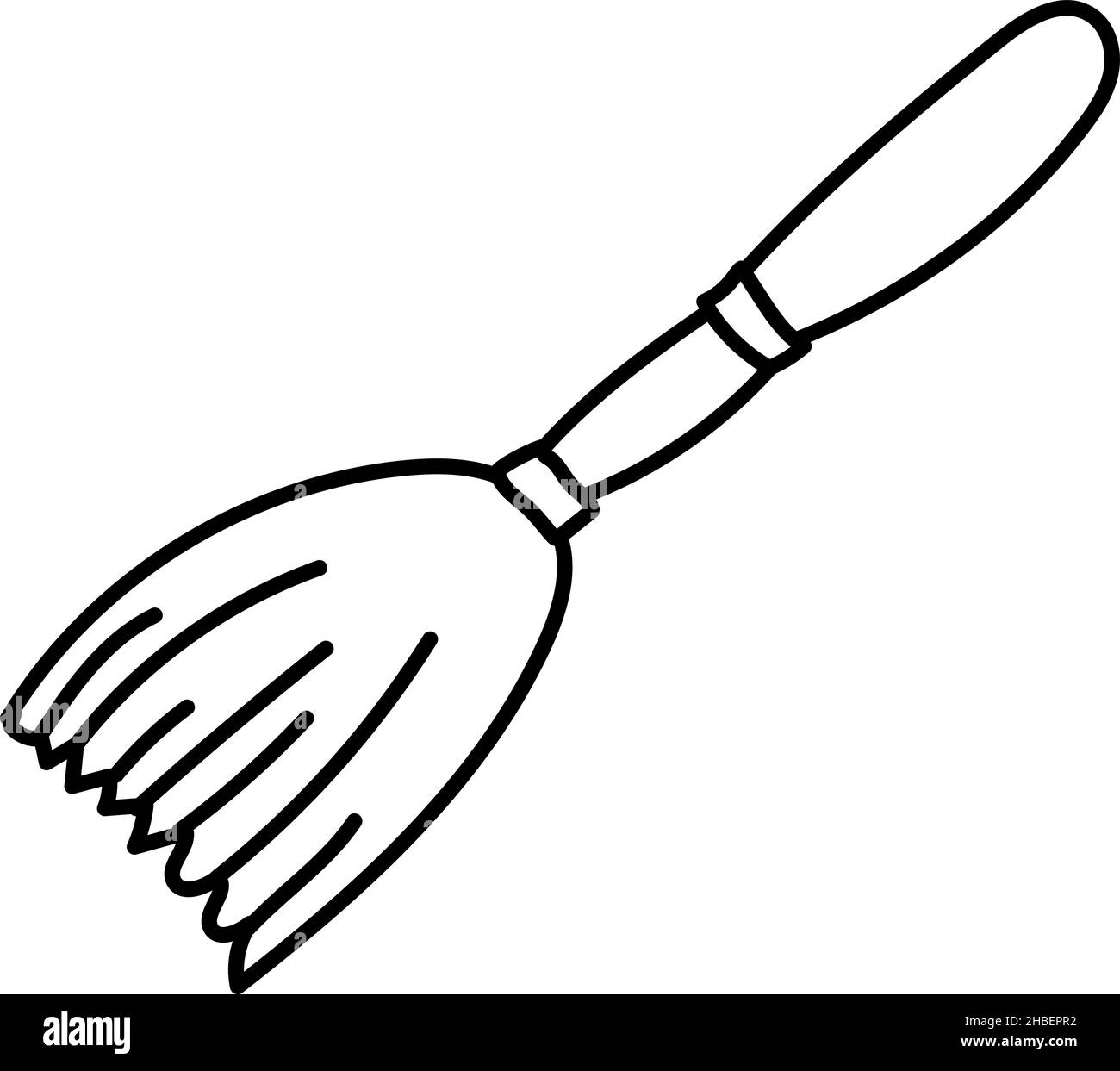 broom. vector hand drawn doodle style element Stock Vector Image & Art ...