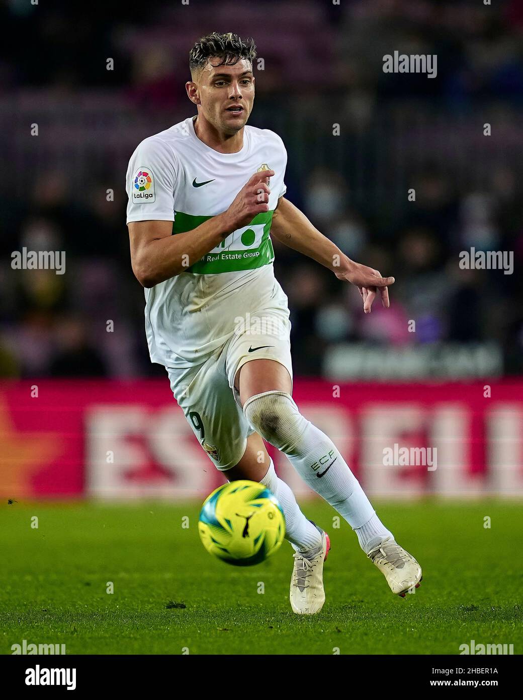 Lucas Boye of Elche CF during the La Liga match between FC Barcelona ...