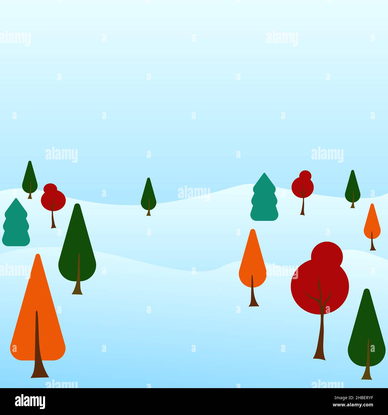 Winter Forest Templates