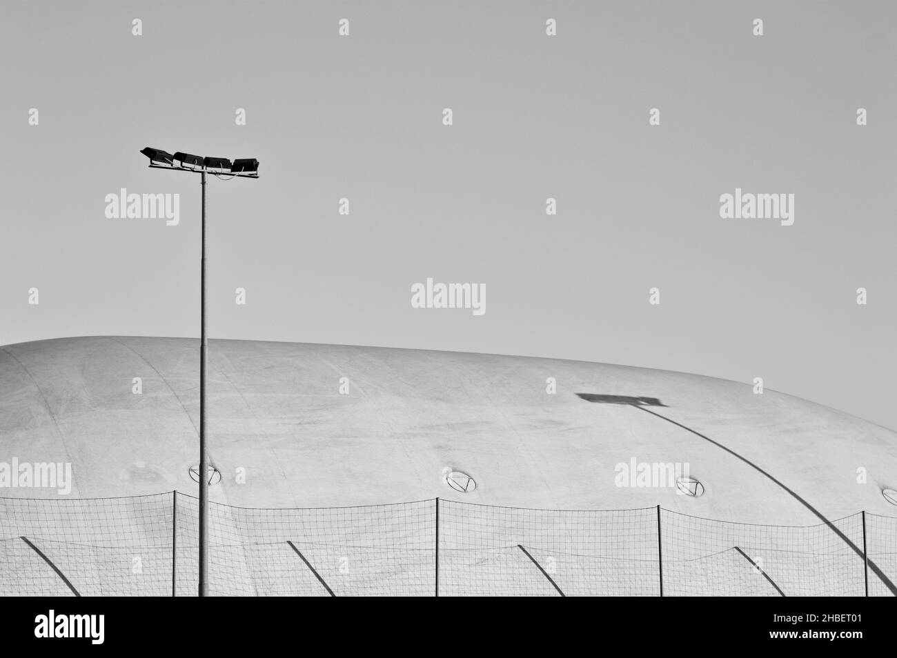 Sports lighting headlights near a pressure switch structure with a ...