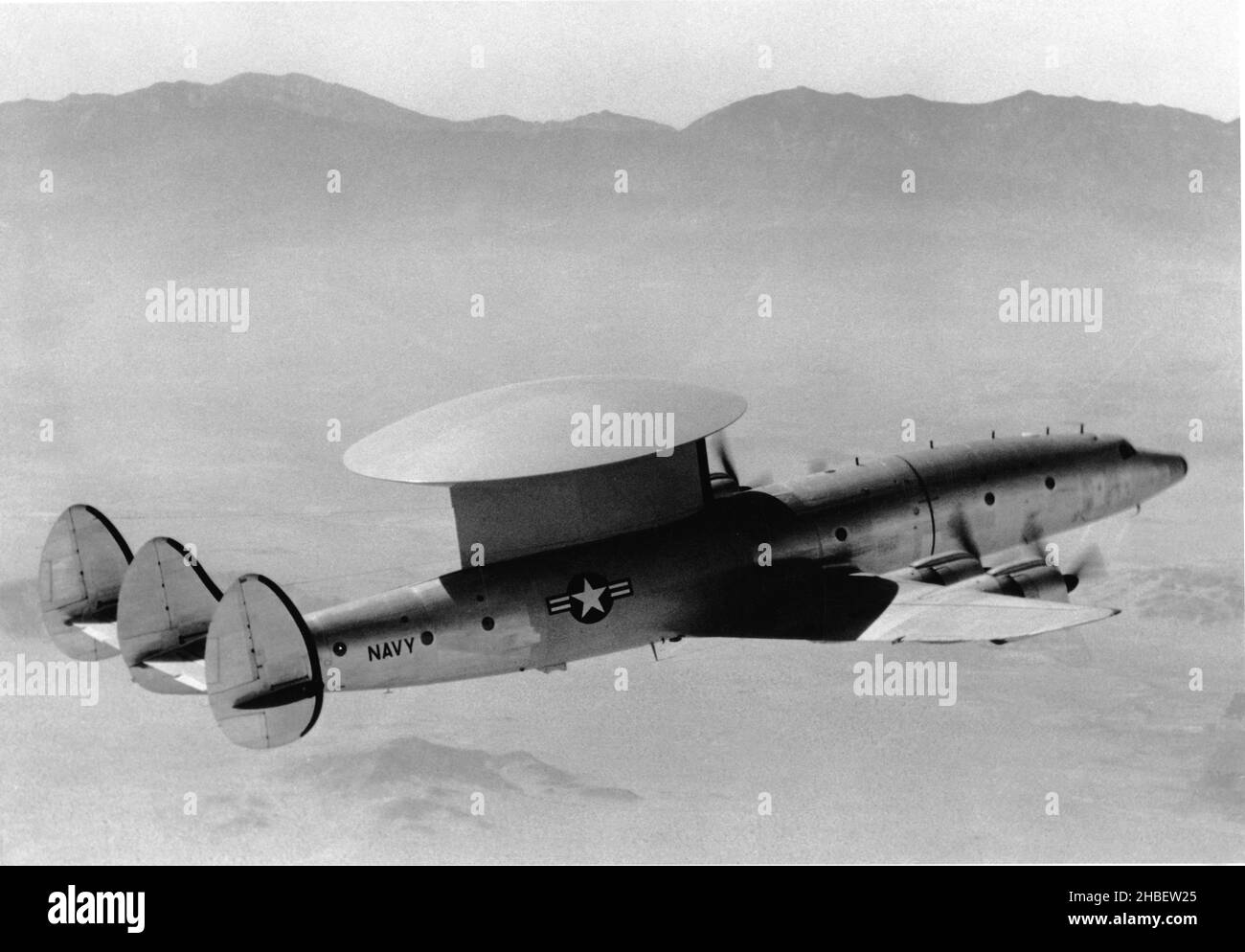 North American military plane Lockheed WV2 EC121D Warning Star Stock ...