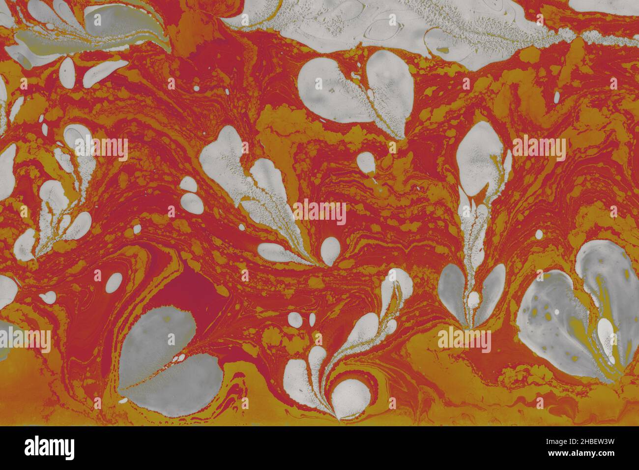 An abstract oil painting with heart-shaped smudges Stock Photo - Alamy