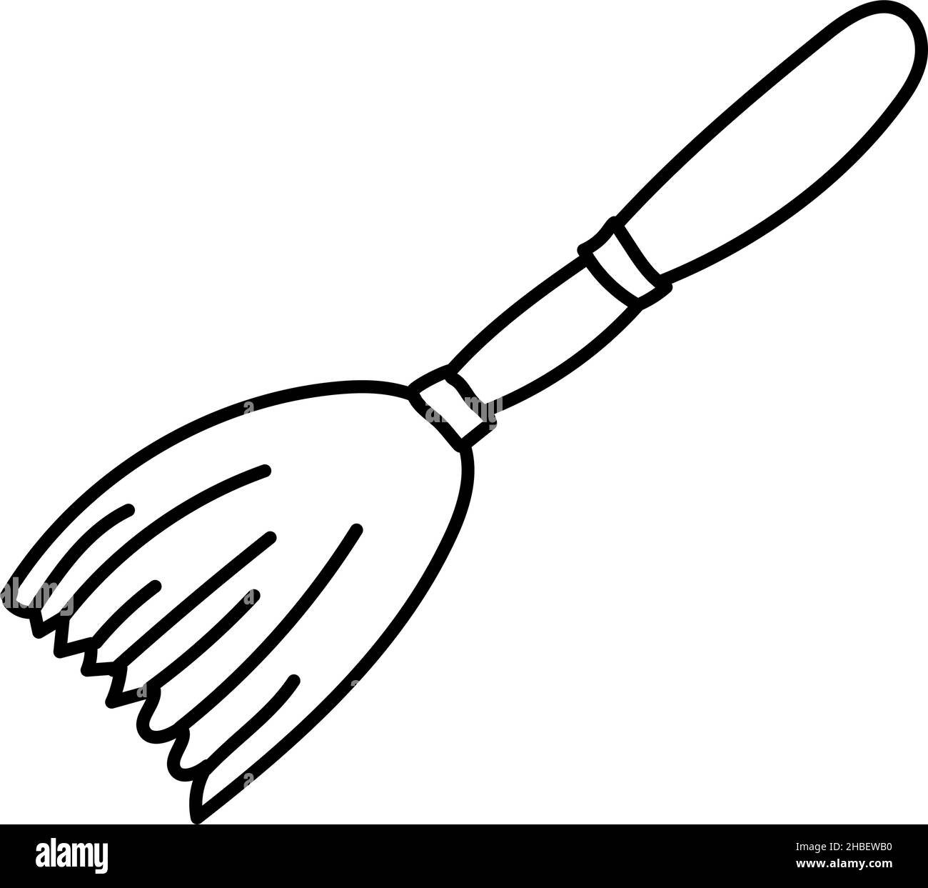broom. vector hand drawn doodle style element Stock Vector Image & Art ...