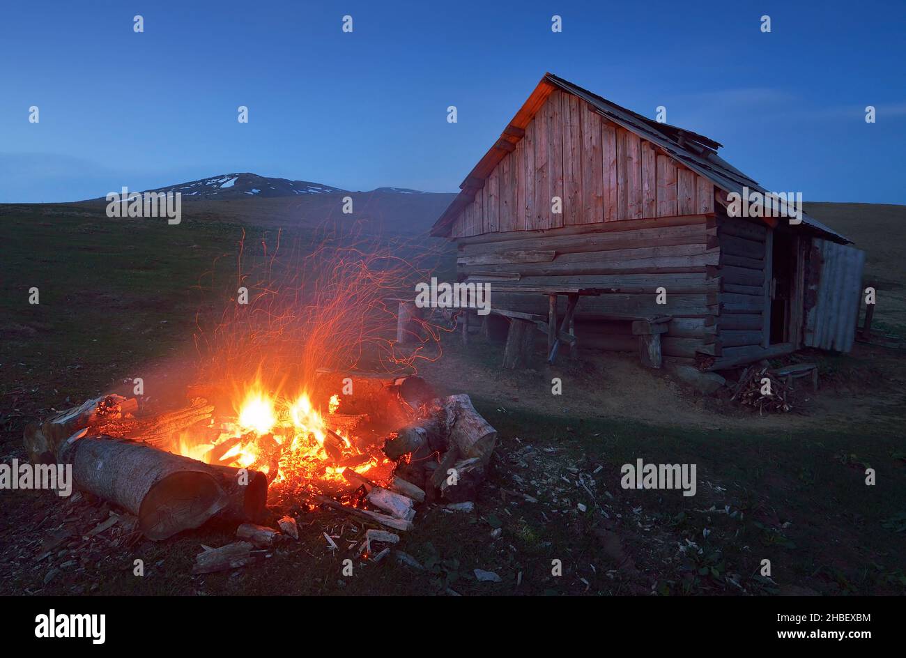 Fire hut hi-res stock photography and images - Alamy