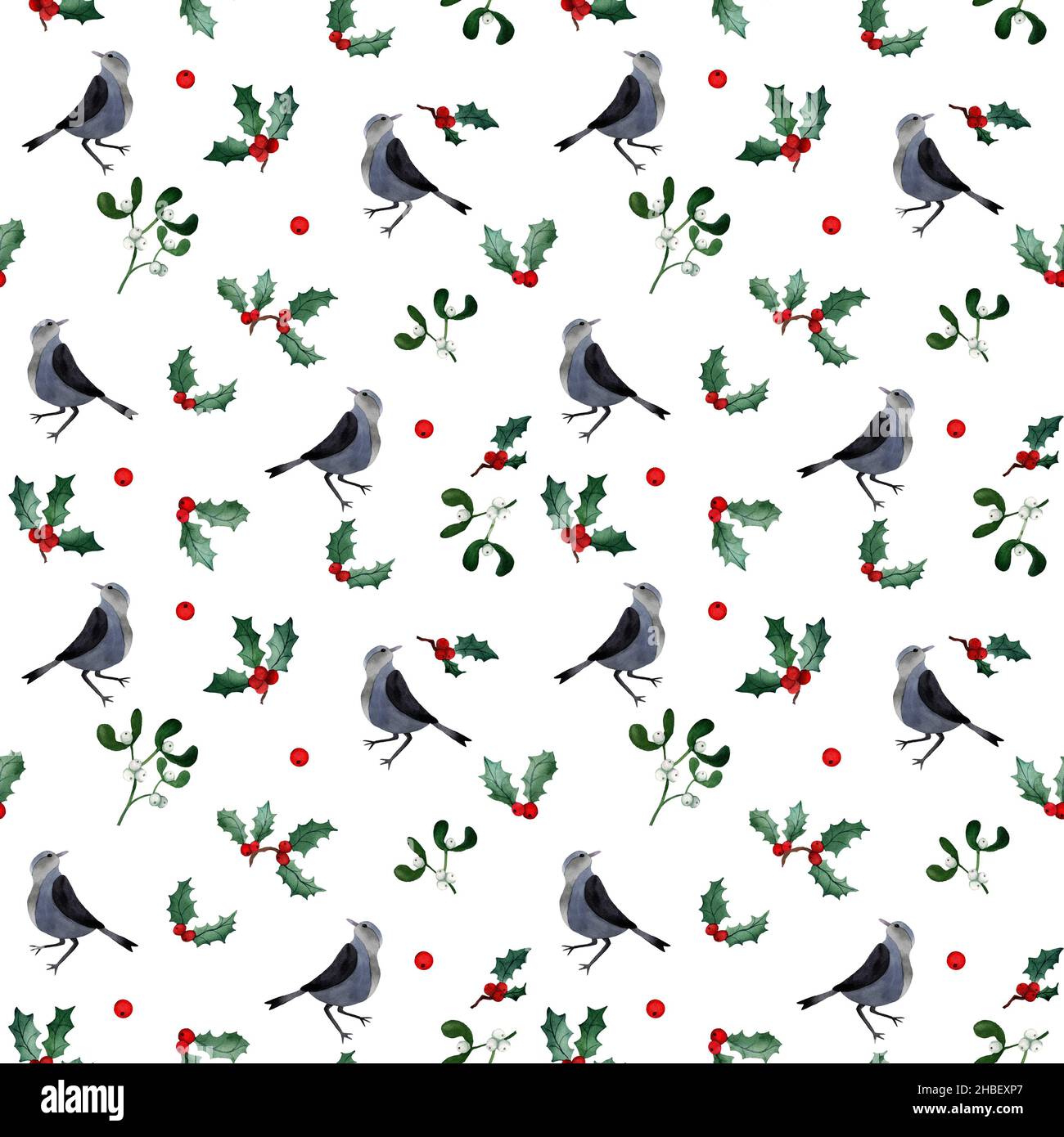 Robin redbreast wallpaper Cut Out Stock Images & Pictures - Alamy