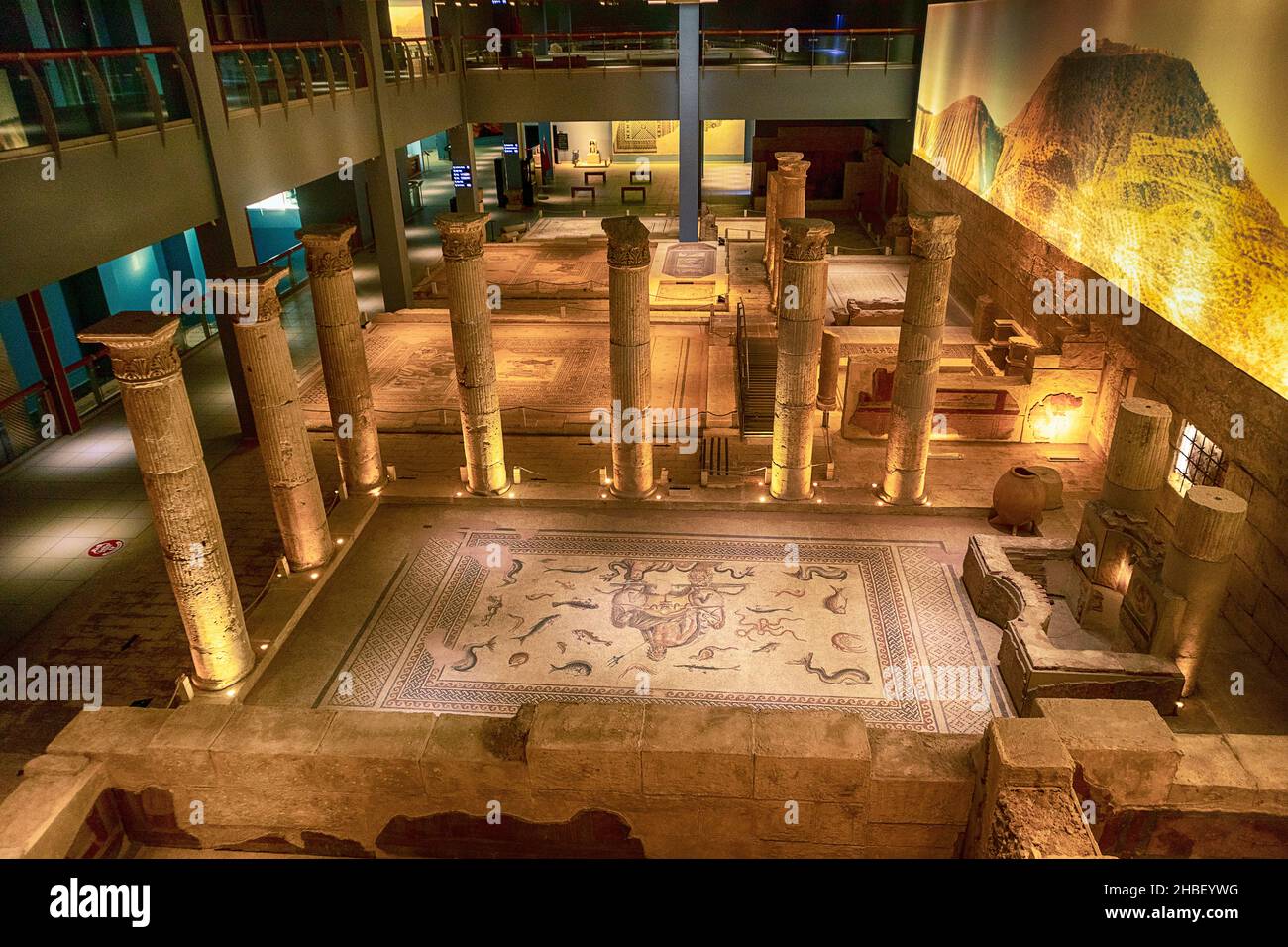Zeugma Mosaic Museum, one of the largest mosaic collection in the world ...