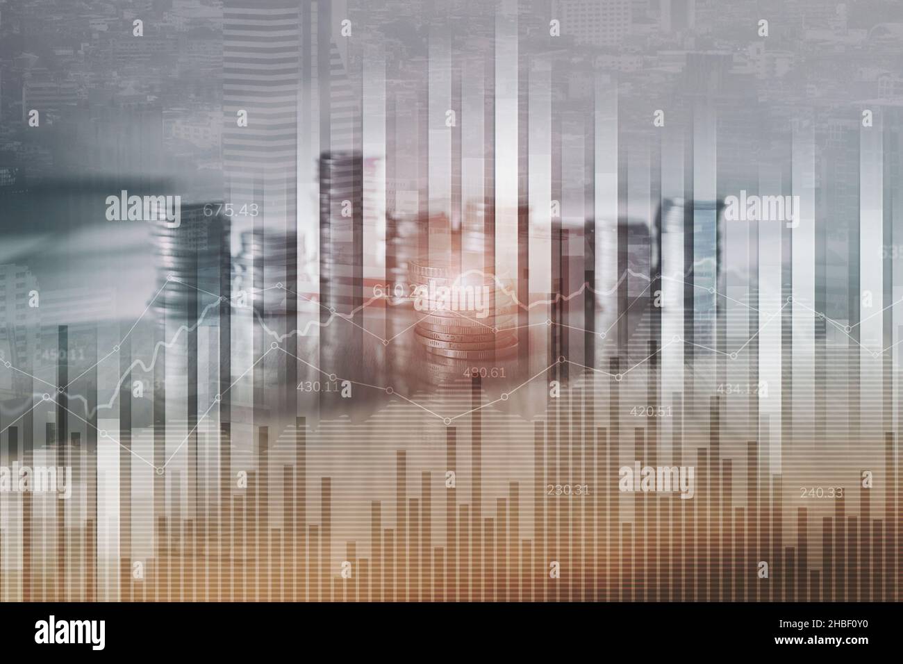 Financial illustration for your presentation Stock Photo - Alamy