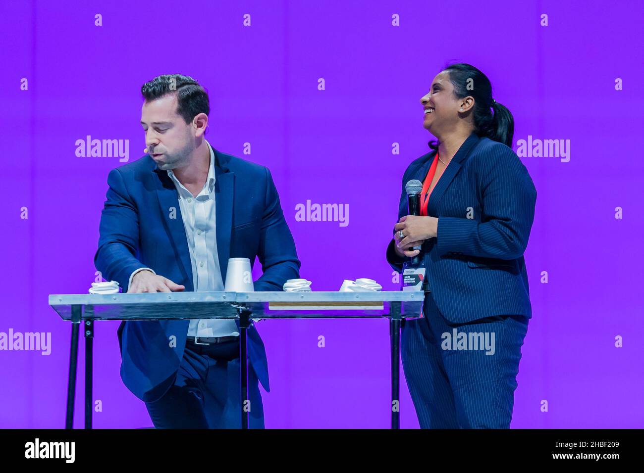 JOHANNESBURG, SOUTH AFRICA - Oct 25, 2021: Celebrity Mentalist Gilan ...