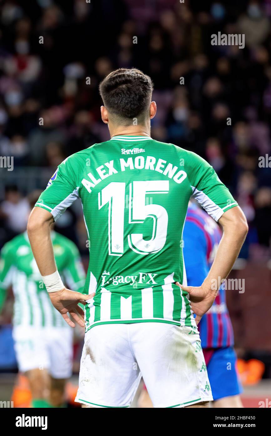 BARCELONA - DEC 4: Alex Moreno in action during the La Liga match ...
