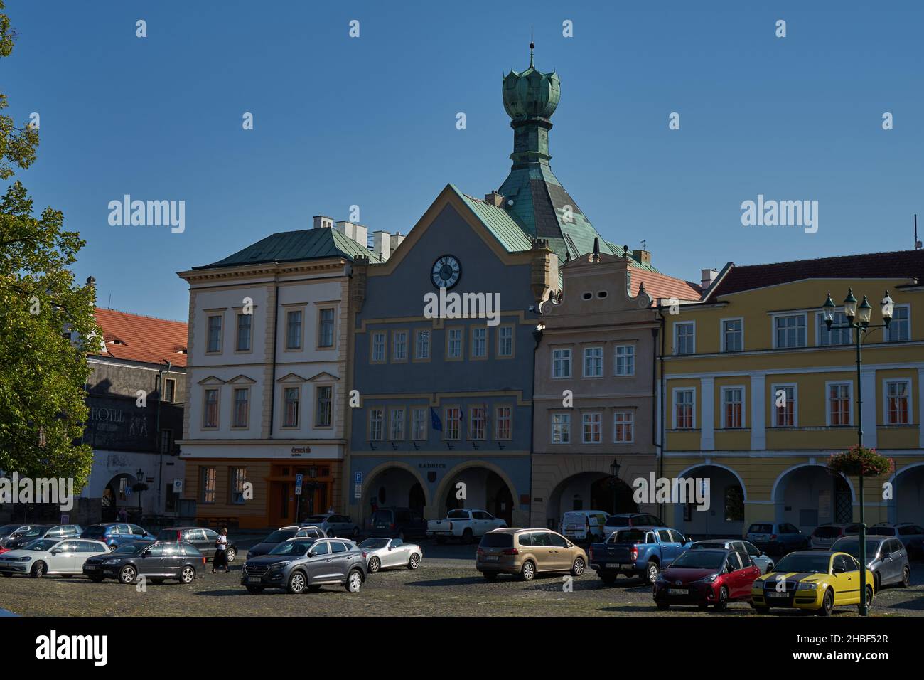 Litomerice, Czech Republic - September 9, 2021 - The Peace Square in ...
