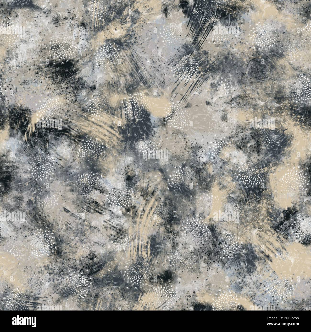 Seamless neutral and white grungy classic abstract surface pattern ...