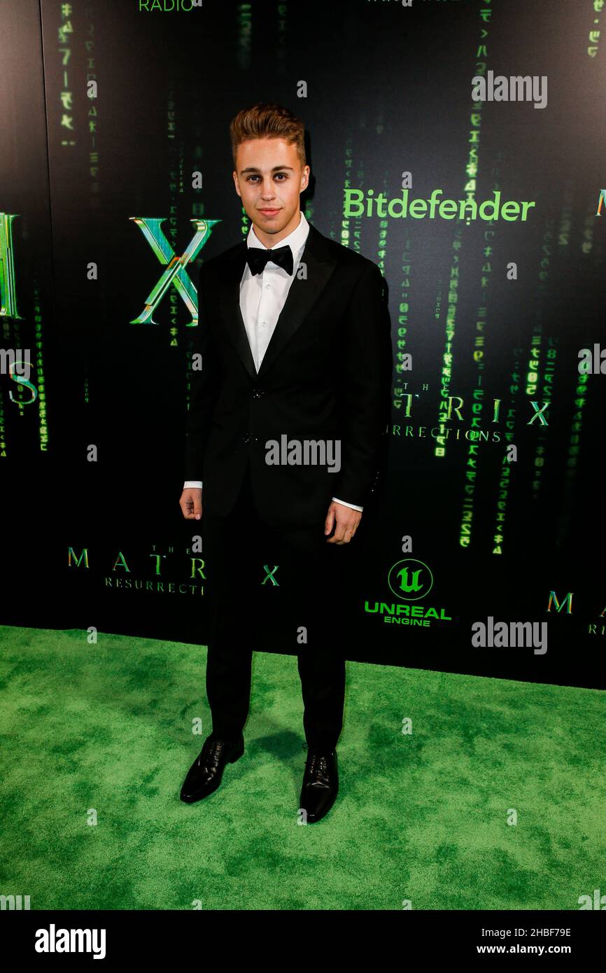 San Francisco, USA. 18th Dec, 2021. Content creator Tyler Csatari ...