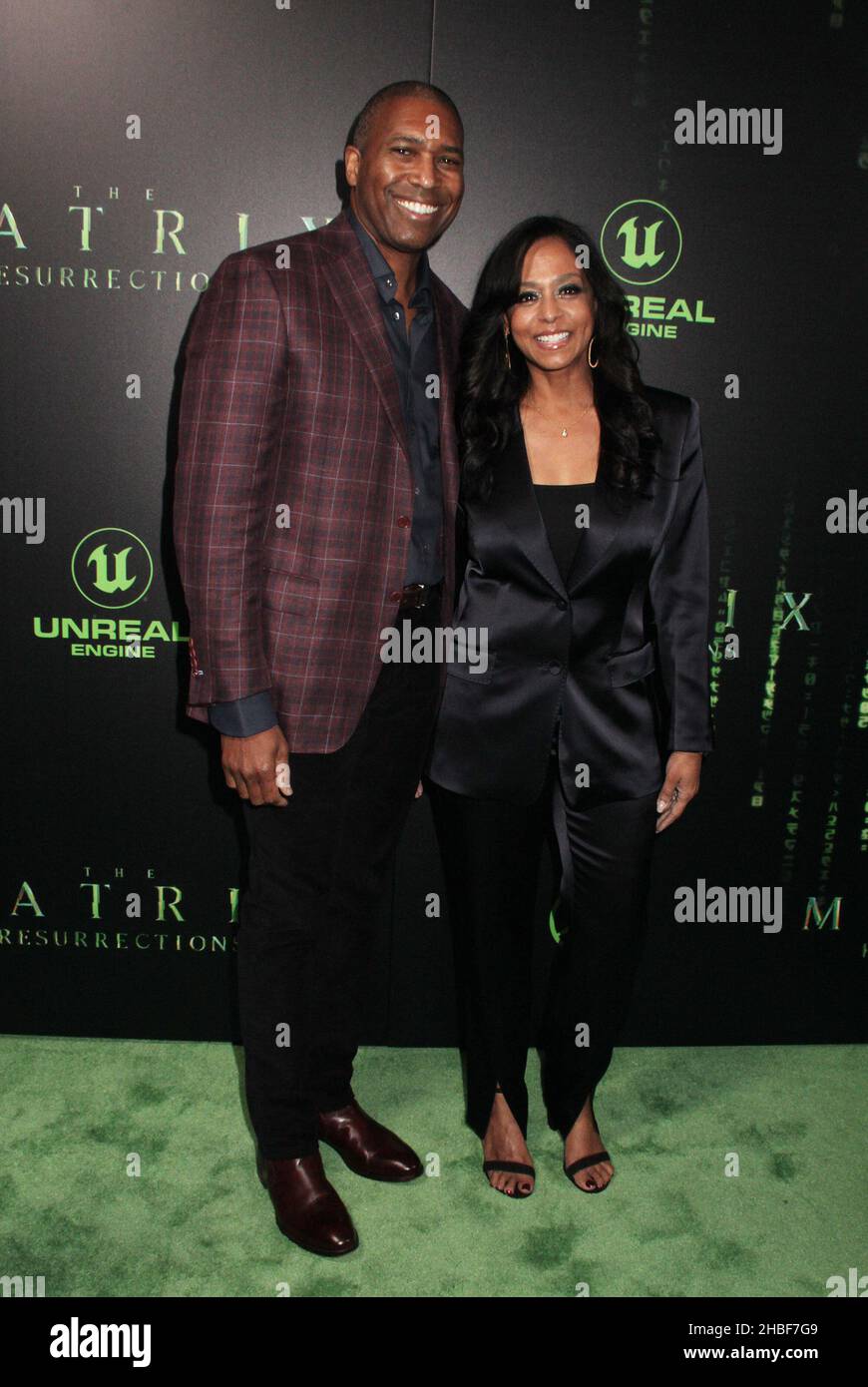 Tony West, Maya Harris 12/18/2021 The U.S. Premiere of "The Matrix ...