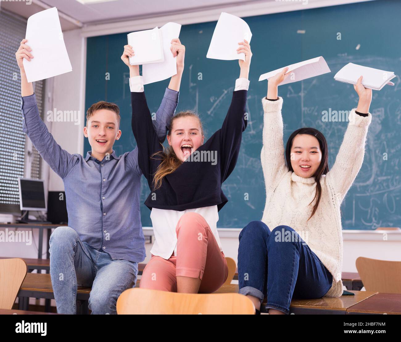 Exam after training hi-res stock photography and images - Alamy