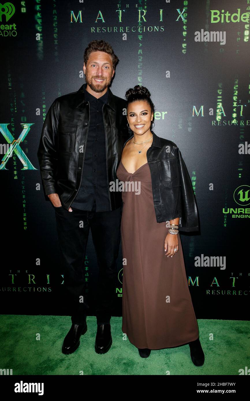San Francisco, USA. 18th Dec, 2021. Former MLB player Hunter Pence and ...
