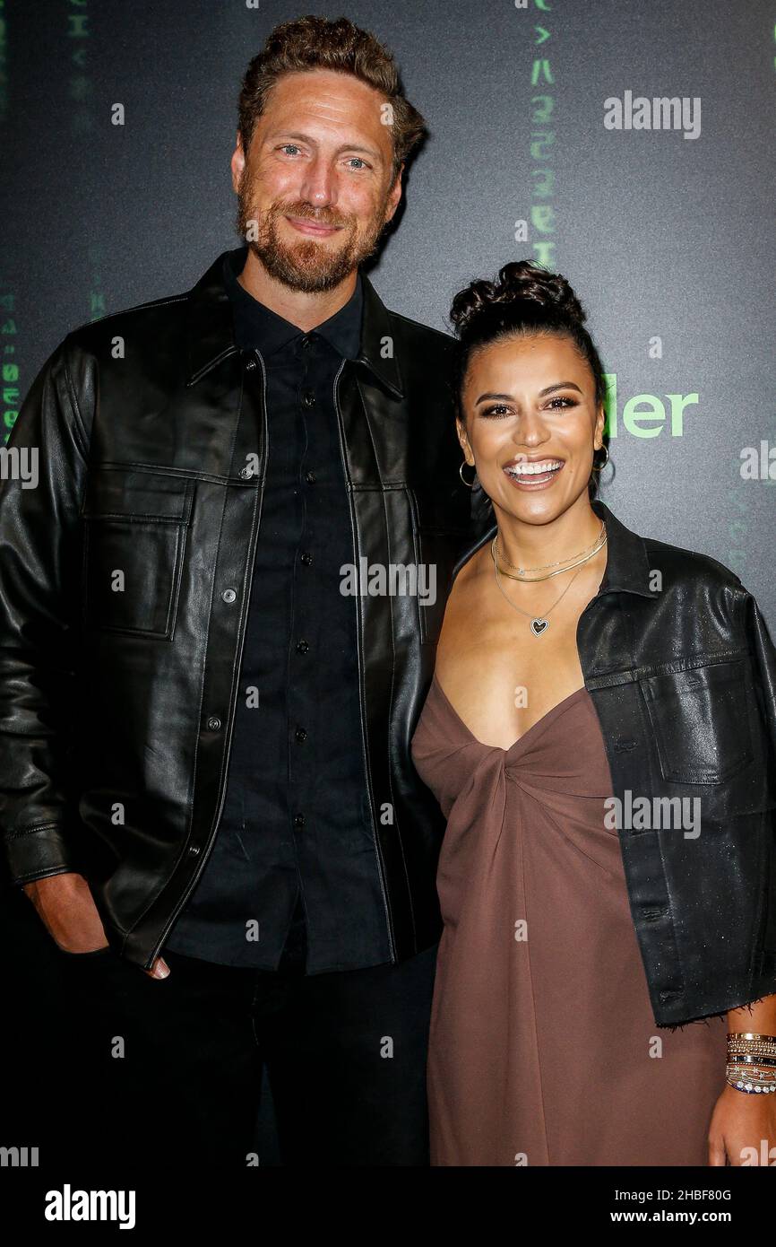 San Francisco, USA. 18th Dec, 2021. Former MLB player Hunter Pence and ...