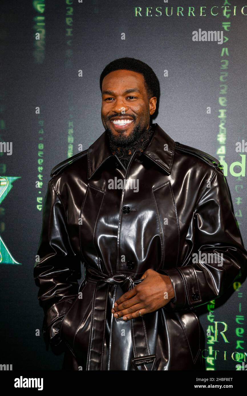 San Francisco, USA. 18th Dec, 2021. Actor Yahya Abdul-Mateen II arrives ...