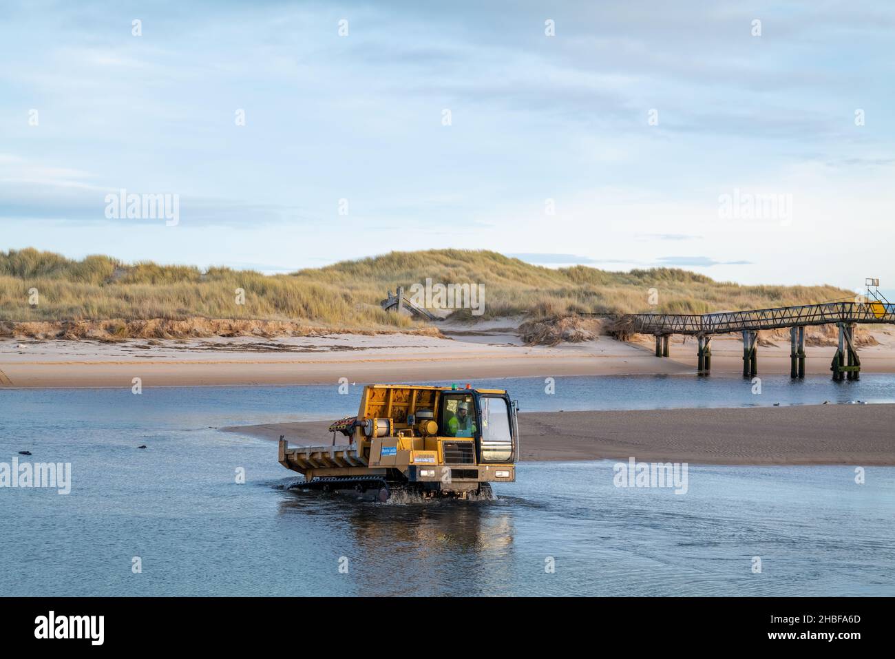 LOSSIEMOUTH, MORAY, SCOTLAND - 14 DECEMBER 2021: This is the ...
