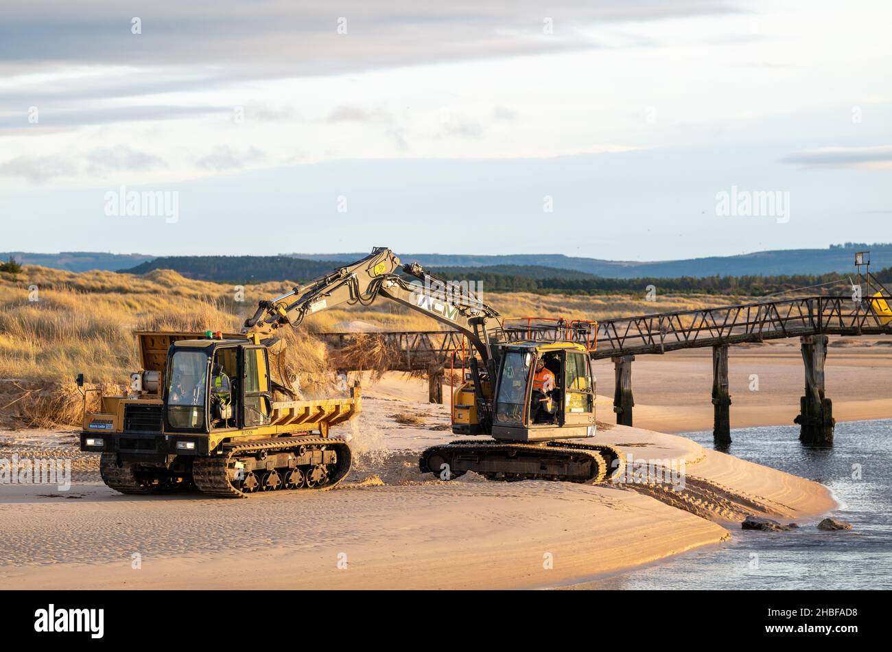 LOSSIEMOUTH, MORAY, SCOTLAND - 14 DECEMBER 2021: This is the ...