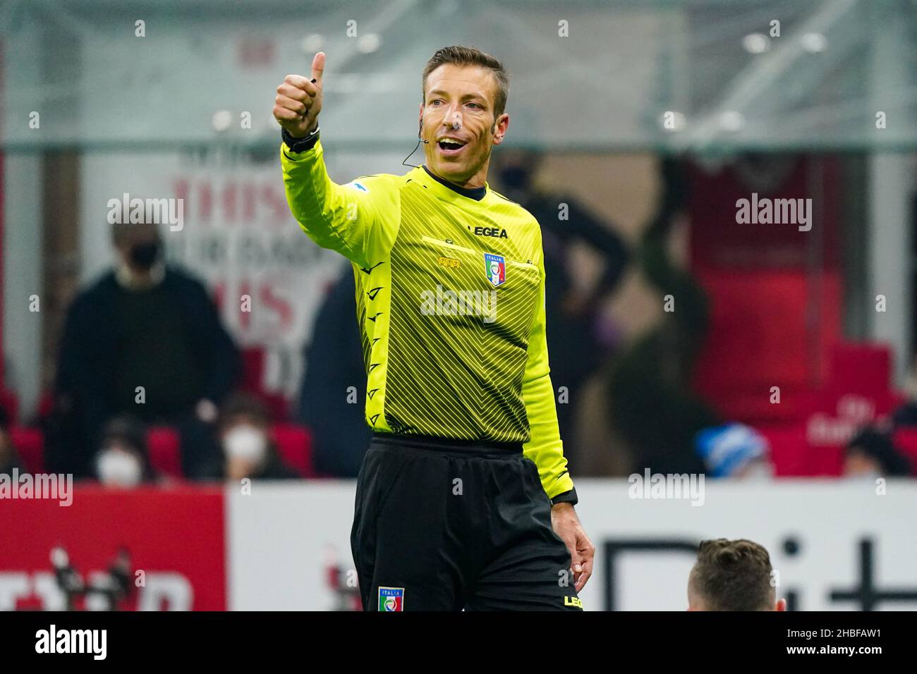 Davide Massa (Referee) during the Italian championship Serie A football ...