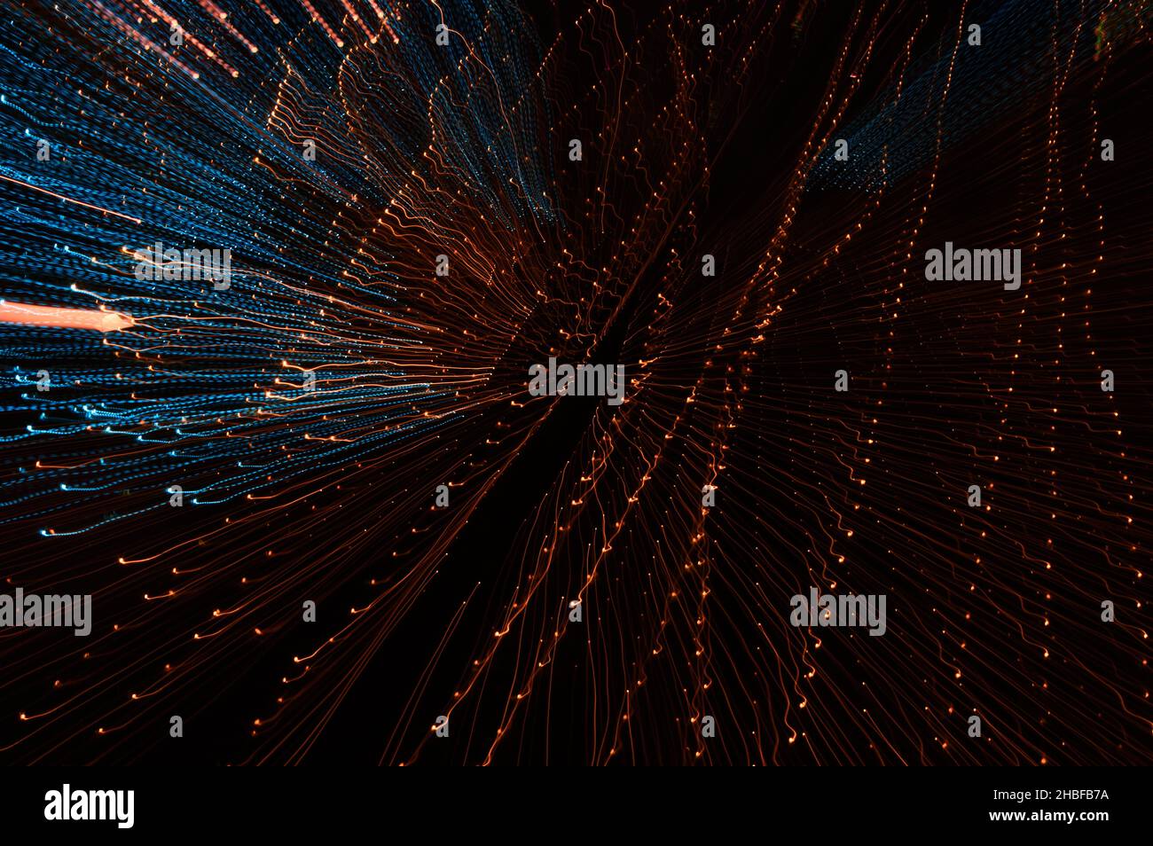 Abstract background of light trail Stock Photo - Alamy