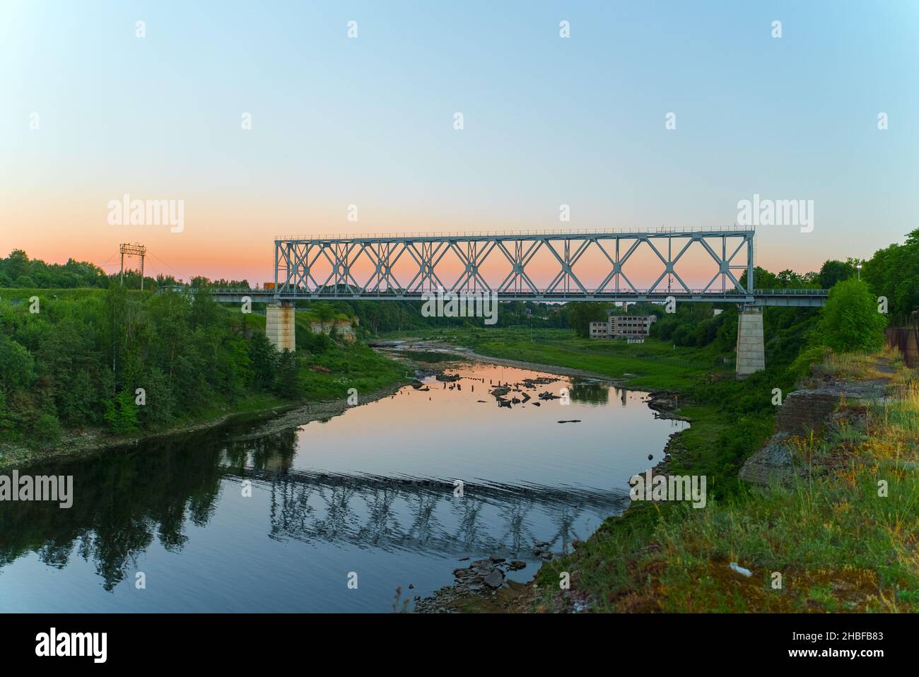 Bridge over narva river hi-res stock photography and images - Alamy