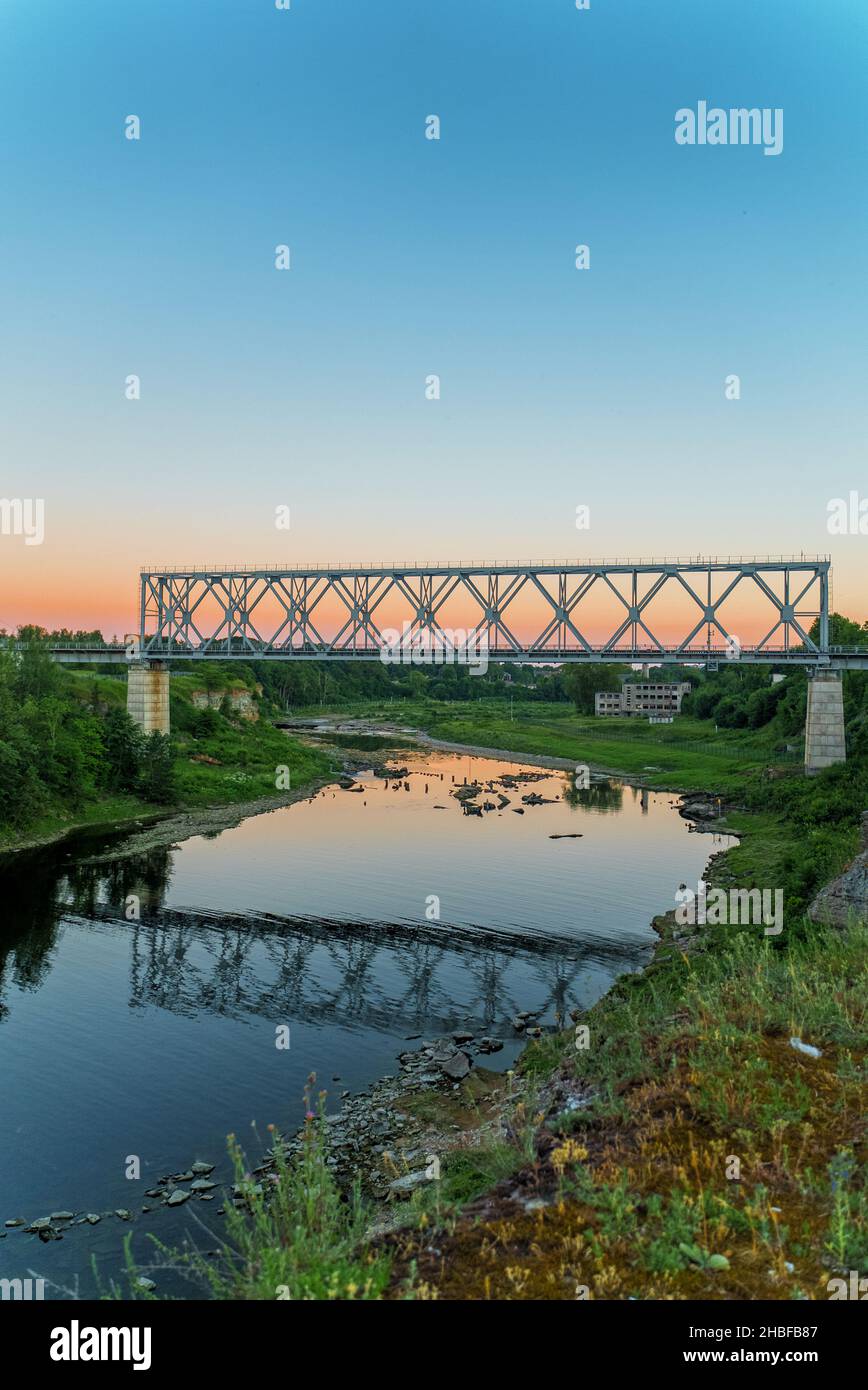 Bridge over narva river hi-res stock photography and images - Alamy