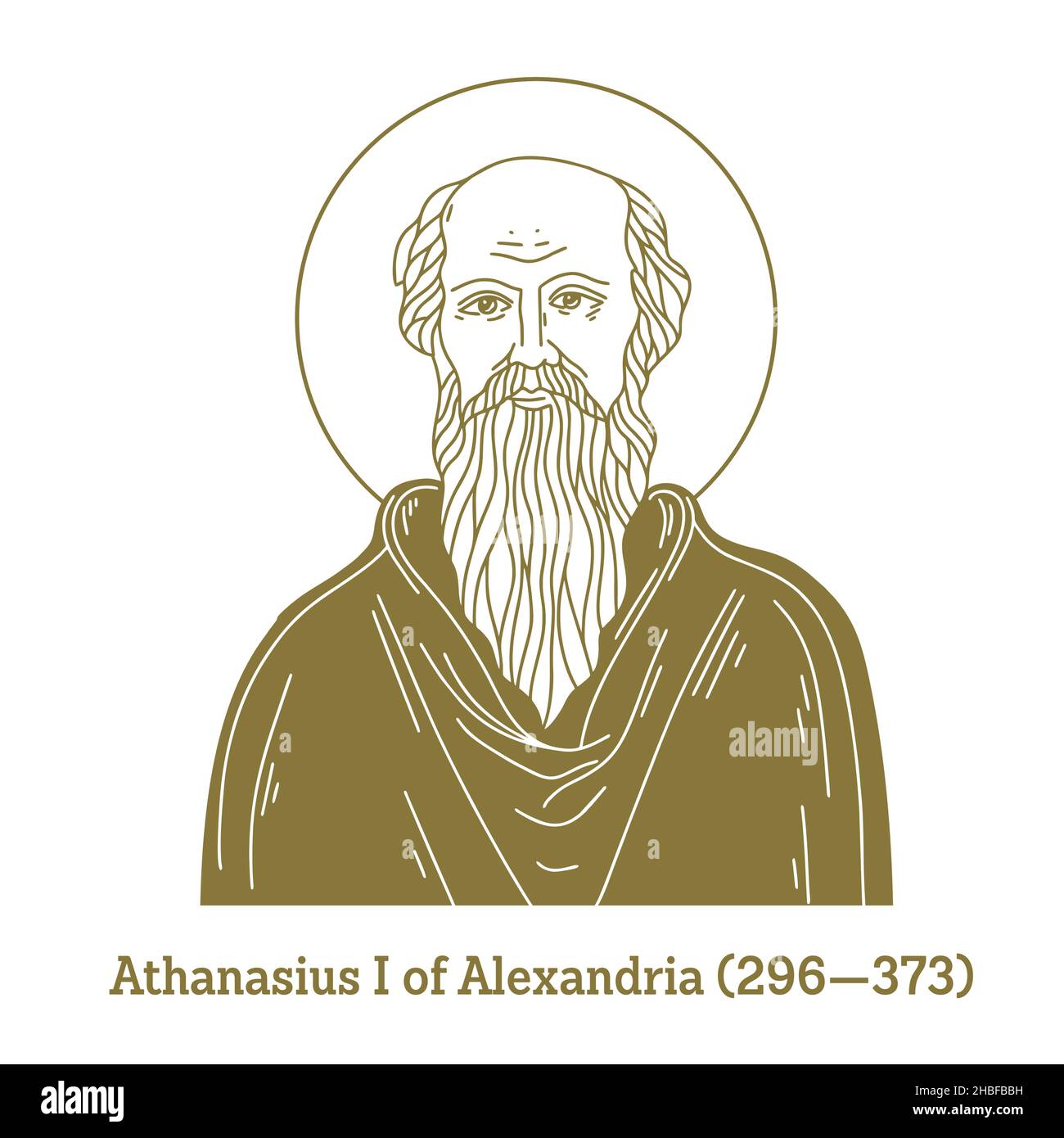 Bishop athanasius of alexandria hi-res stock photography and images - Alamy