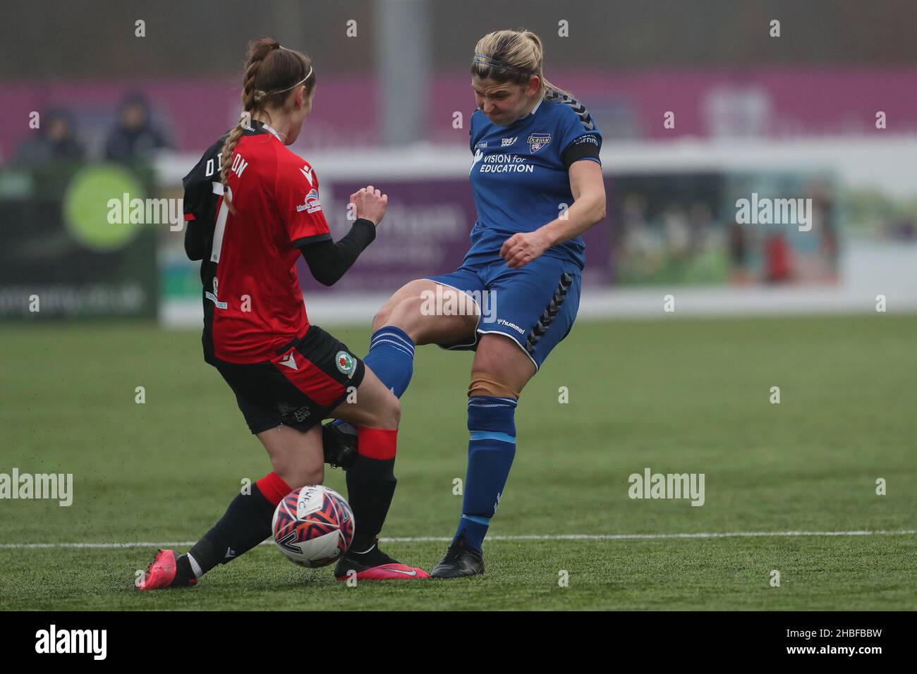 DURHAM CITY, GBR. DEC 19TH Abby Holmes of Durham Women in action with ...