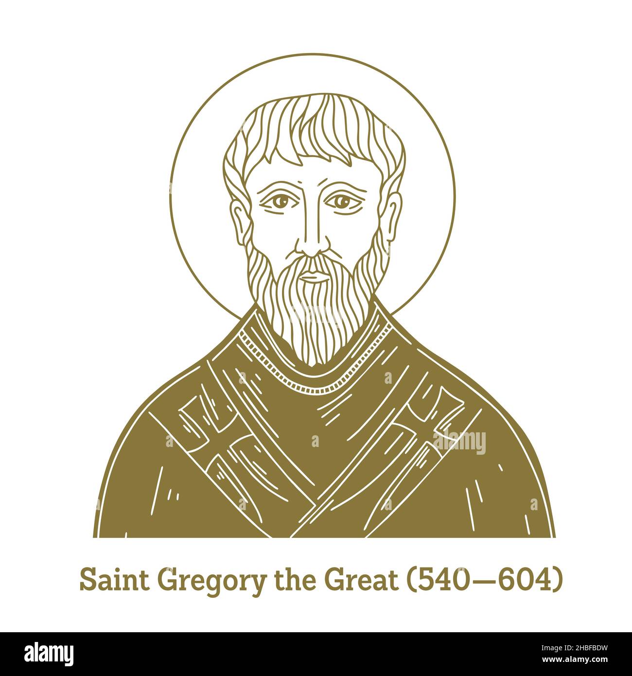 Saint Gregory the Great (540-604) was the bishop of Rome from 3 ...