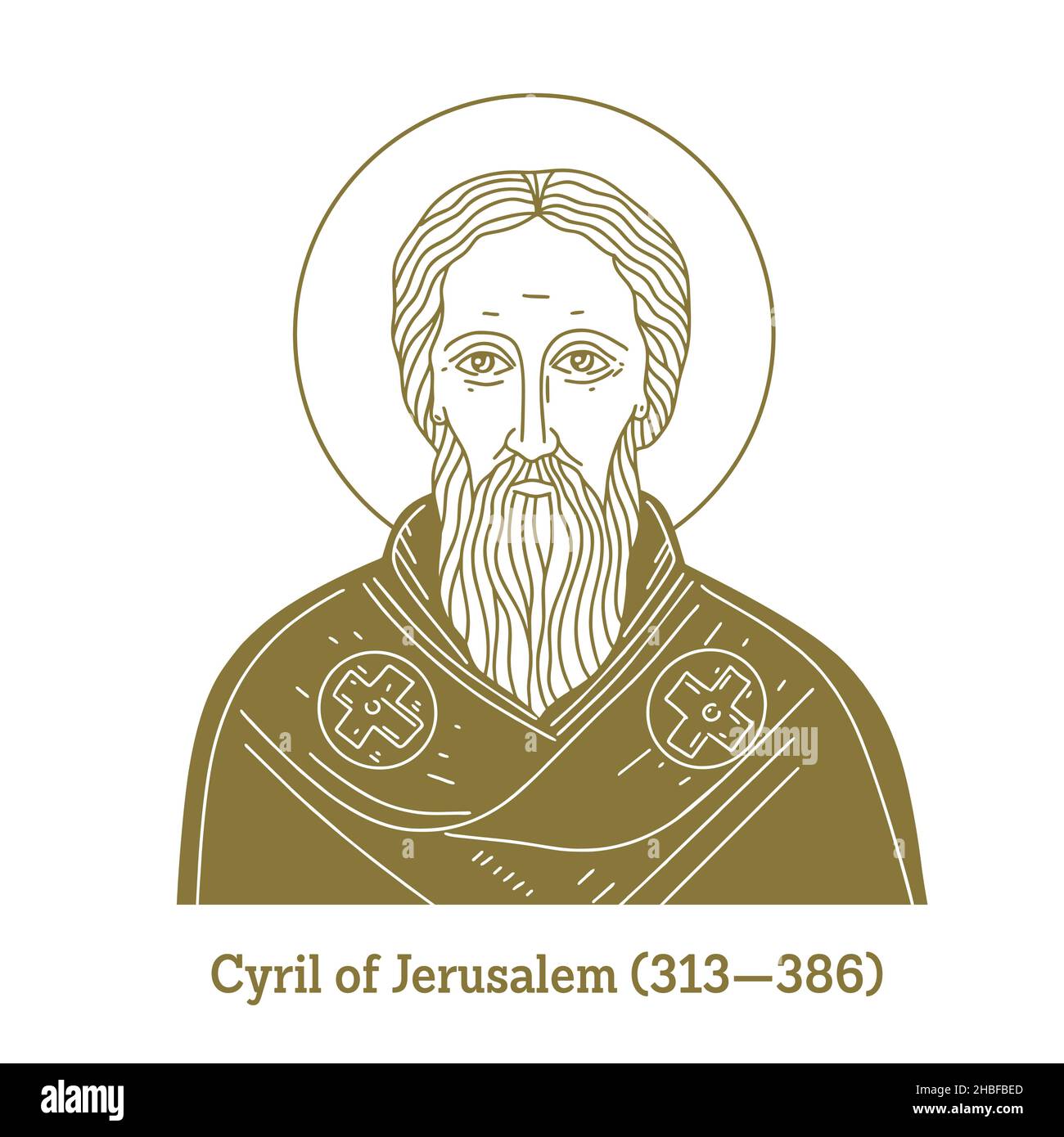 Saint cyril of jerusalem hi-res stock photography and images - Alamy