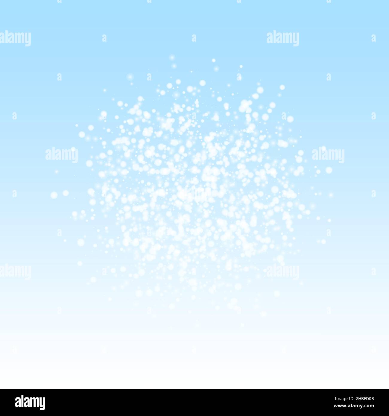 Amazing falling snow Christmas background. Subtle flying snow flakes ...