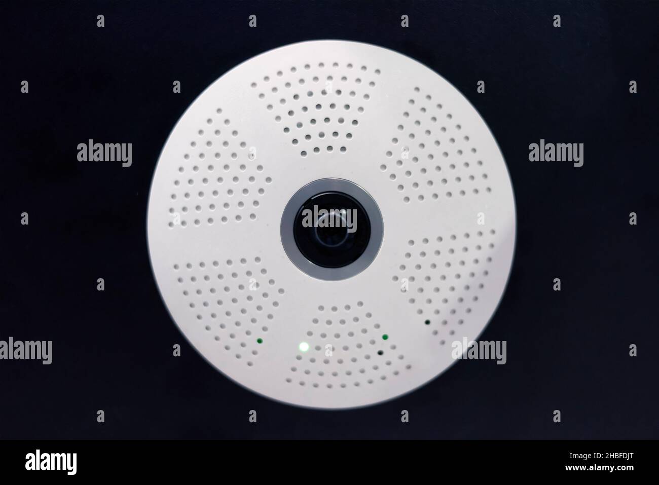 CCTV security camera, closeup photo. Security cameras in showroom Stock ...