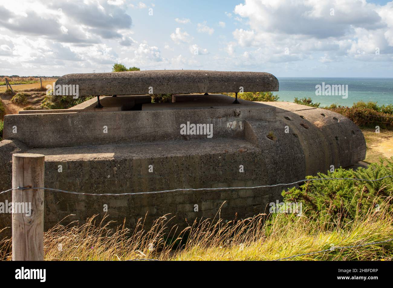 Bunker at Normandy Coast Stock Photo - Alamy