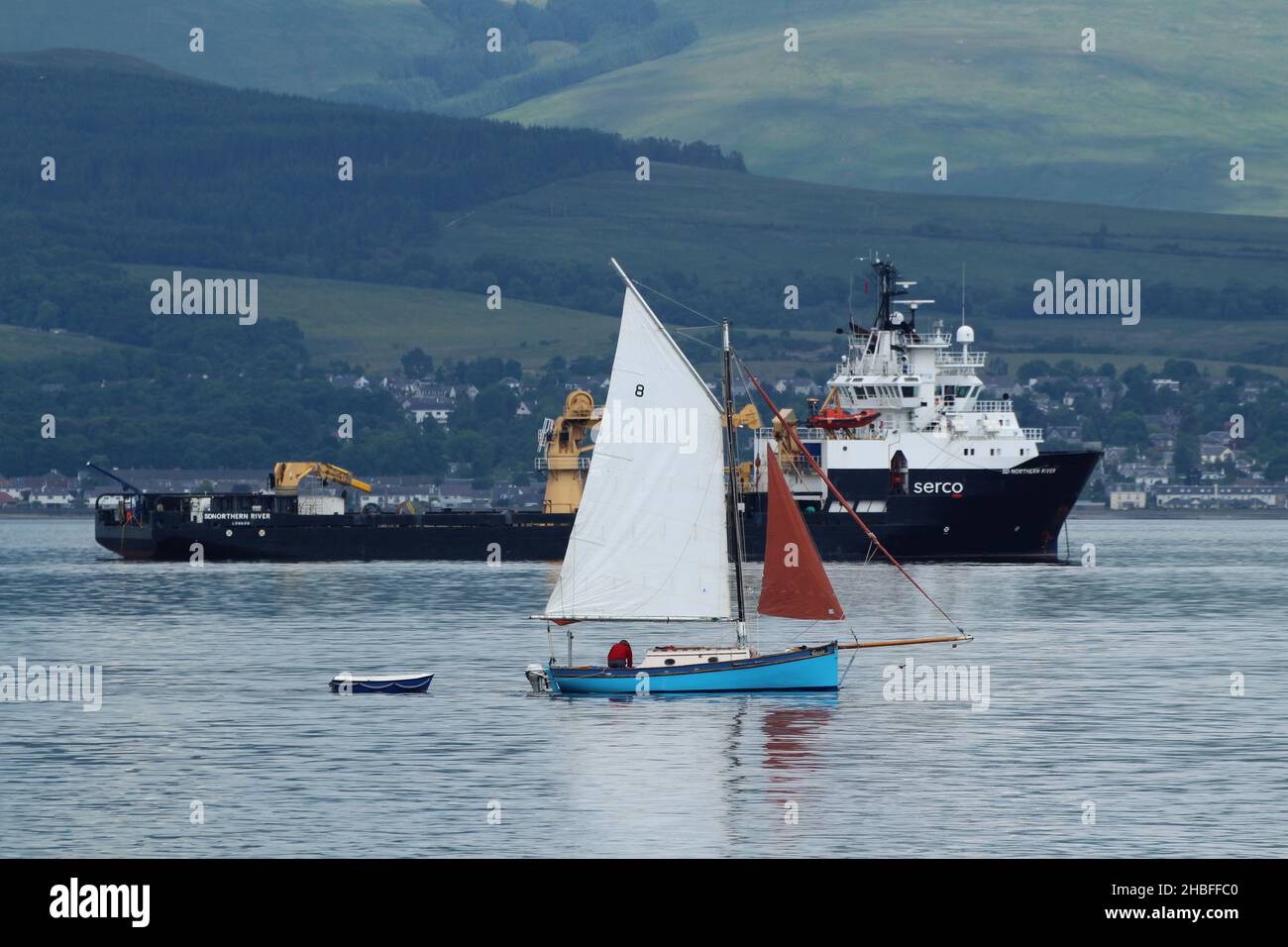 Gaff rigged sailboat hi-res stock photography and images - Alamy