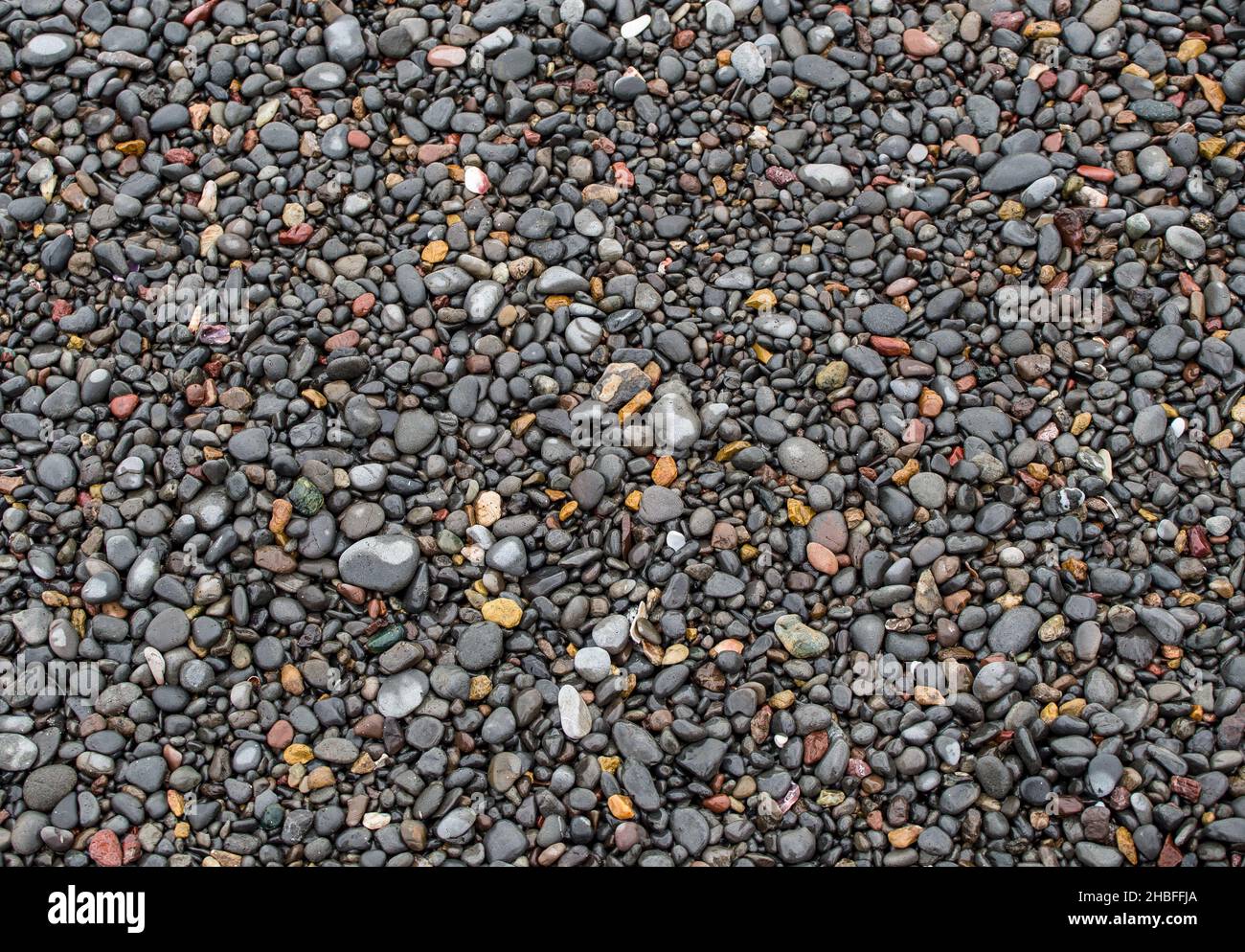 Round stones on the beach at Playa Ostional, Costa Rica Stock Photo - Alamy