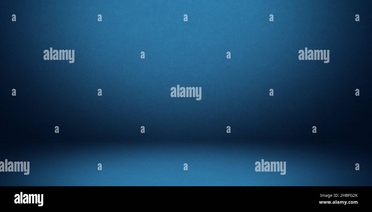 A graphic illustration of blue background with bright center and faded ...