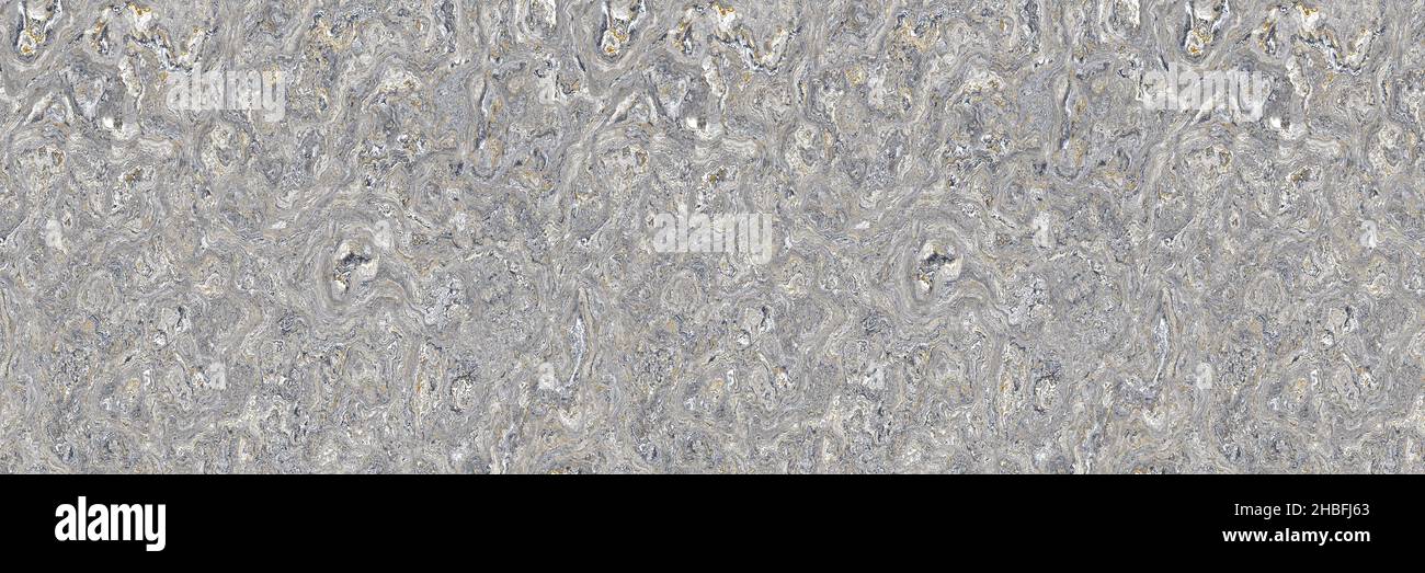 Grey tonal marbled seamless border texture. Irregular pale ink blotch ...