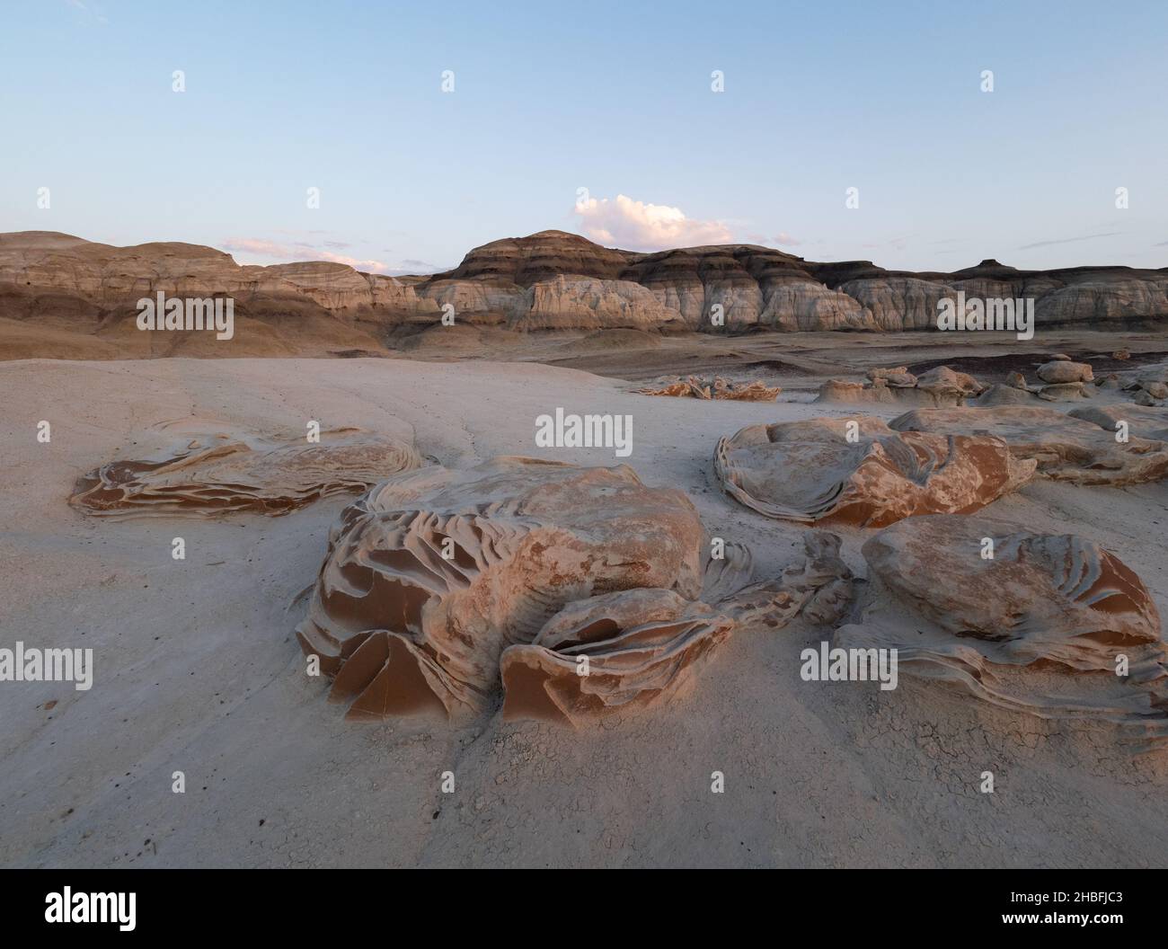 Horizontal image striated rock formation hi-res stock photography and ...