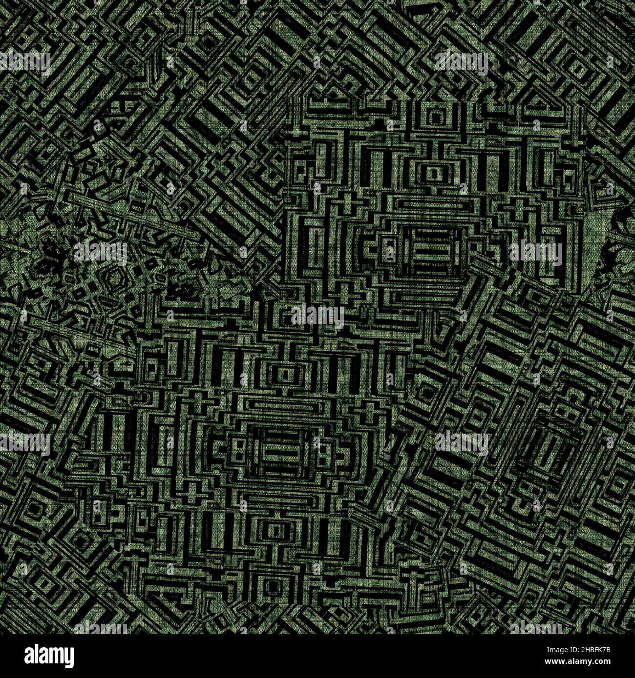 Grunge forest green random geometric distressed seamless texture ...