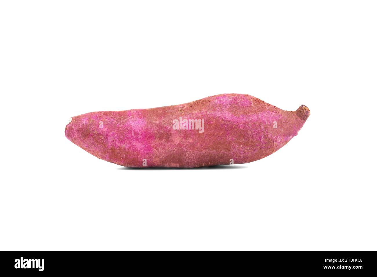Potato Purple on white background with shadow Stock Photo - Alamy
