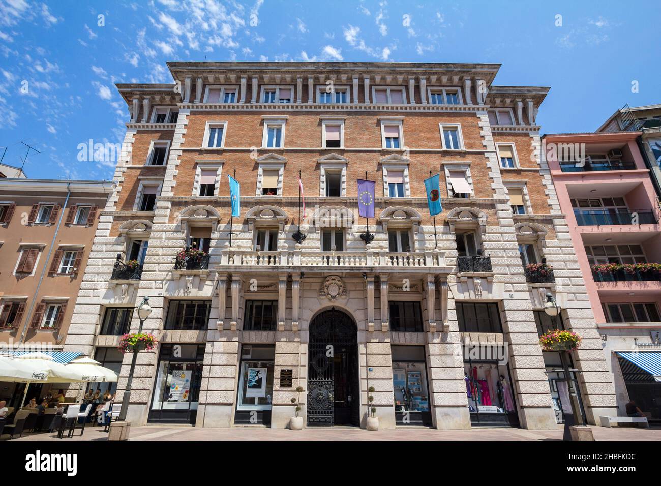 Rijeka town hall hi-res stock photography and images - Alamy